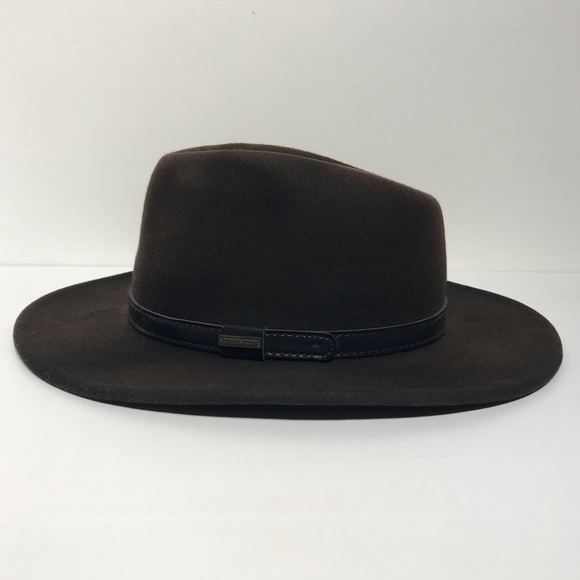 Pendleton | Accessories | Pendleton Gs0 Mens Brown Pure Wool Outback Cowboy Hat Size Xl | Poshmark